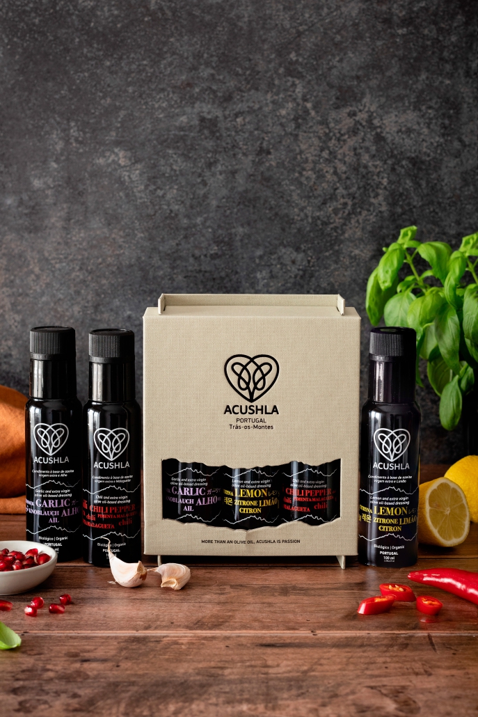 Pack of Organic Flavoured Olive Oils – Hot - Acushla